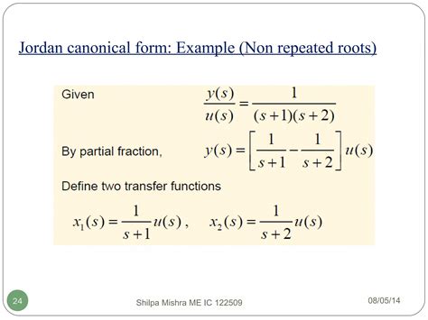 State Space Analysis Eign Values And Eign Vectors Ppt