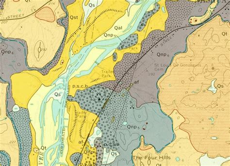 Geological Maps Mapping Around