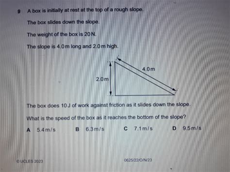 Physics Igcse Question R Igcse