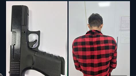 این پسر جوان با کلت کمری در آبادان جولان می داد شلیک ها پایان گرفت عکس