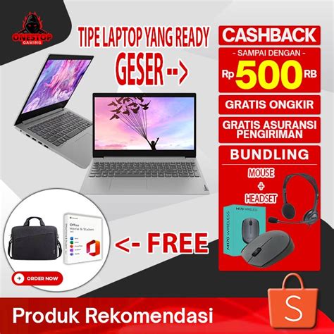 Jual Laptop Lenovo Ideapad Slim I Intel Core I Amd Ryzen Garansi Resmi Bnib Shopee Indonesia