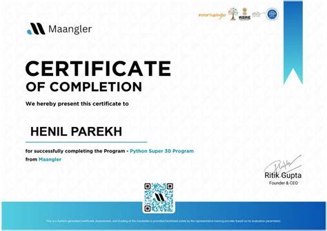 Henil Parekh On Linkedin Python Certification Datascience Programming Continuouslearning