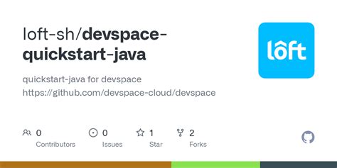 GitHub Loft Sh Devspace Quickstart Java Quickstart Java For Devspace