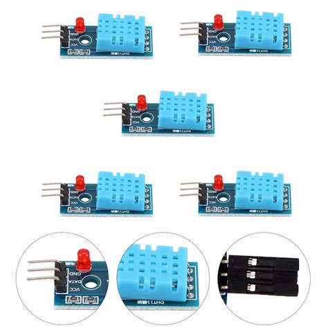 HOMEMAXS Pcs Temperature And Humidity Module Moisture Sensor Indoor Blue Walmart