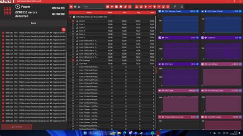 cpu error found on physical core system crash r occt