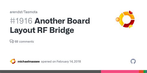 Another Board Layout RF Bridge Issue Arendst Tasmota GitHub