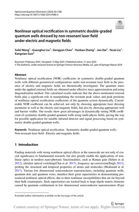 Nonlinear Optical Rectification In Symmetric Double Graded Quantum
