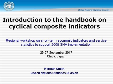 Introduction To The Handbook On Cyclical Composite Indicators