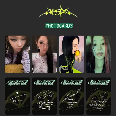 Aespa Lemonade Pos Ver Photocards Set