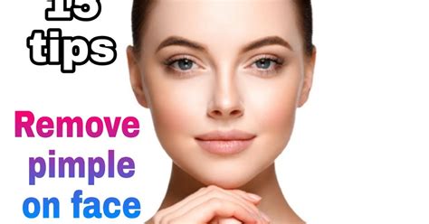 Tips How To Remove Pimples On Face