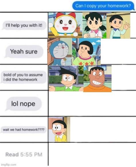 Made A Buncha Doraemon Alignment Chart Memes My Opinion R Doraemon