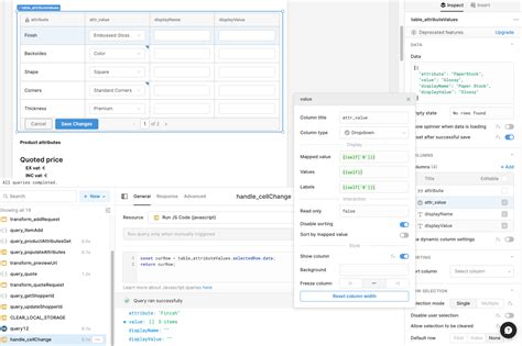 Detecting The Selected Row Of A Dropdown Inside A Table Cell Queries And Resources Retool Forum