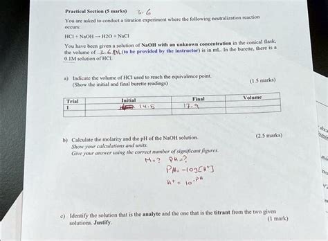 solved practical section 5 marks 3 6 you are asked to conduct a