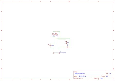 开关及LED EasyEDA open source hardware lab
