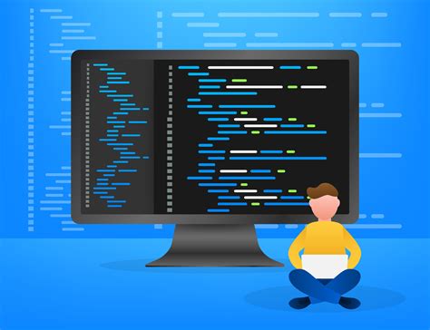 Digital Java Código Texto Computadora Software Codificación Vector