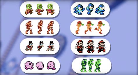 3 Keyframe Walk Cycles Old Games Mega Man Run Cycle