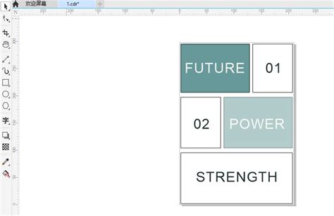 使用coreldraw版式设计的基本类型（三角型、四角型、并置型） Coreldraw中文网站