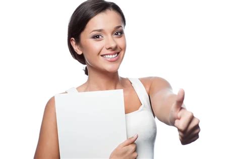 ⬇ Скачать картинки Палец вверх девушка стоковые фото Палец вверх девушка в хорошем качестве