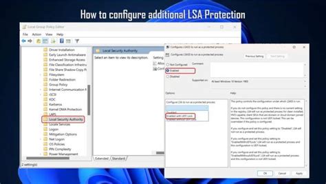 Securing Your Sensitive Data Configuring Additional Lsa Protection