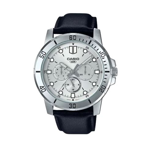 Casio Mens Band Chronograph Watch Mtp Vd300l 7eudf
