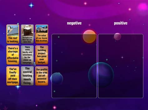 Outcomes Unit 9 Decide Positive Or Negative Categorize