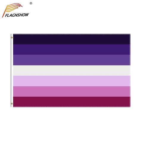 Флаг для лесбиянок с луной и солнцем Aliexpress