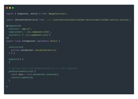 How To Make A Data Holding Service Using Typescript Angular