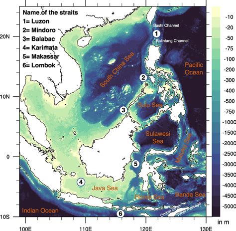 Regional Ocean Modelling System Roms Domain And Bathymetry From Download Scientific Diagram