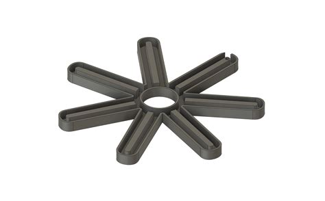 Xmas Neon Led Snowflake By Awsw Download Free Stl Model