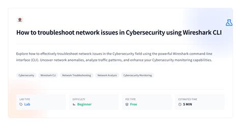 How To Troubleshoot Network Issues In Cybersecurity Using Wireshark Cli