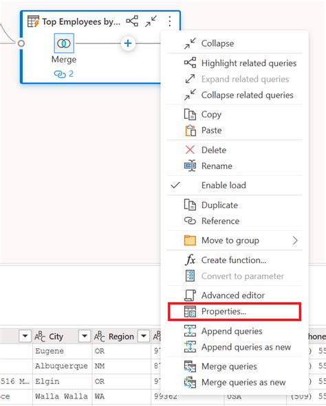 Vue Diagramme Power Query Microsoft Learn