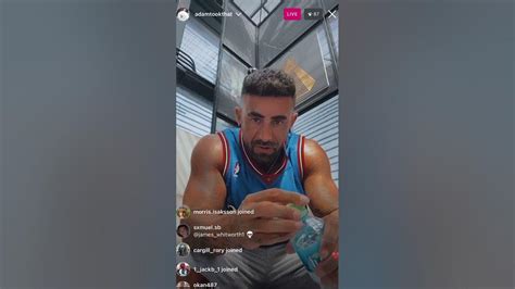 Adam Talks About Onlyfans And Trading On Instagram Live Youtube