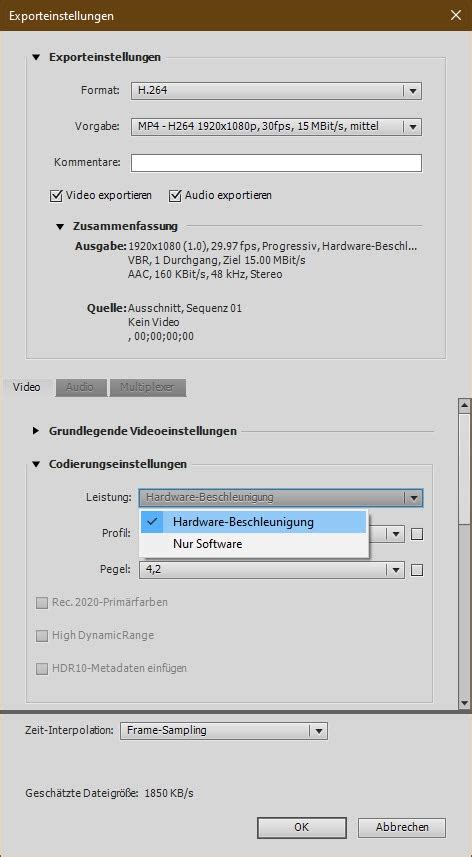 Gpu Beschleunigtes Rendern Und Hardware Kodierungdekodierung