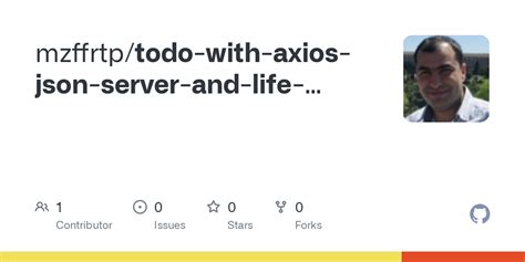 Github Mzffrtptodo With Axios Json Server And Life Cycle In React