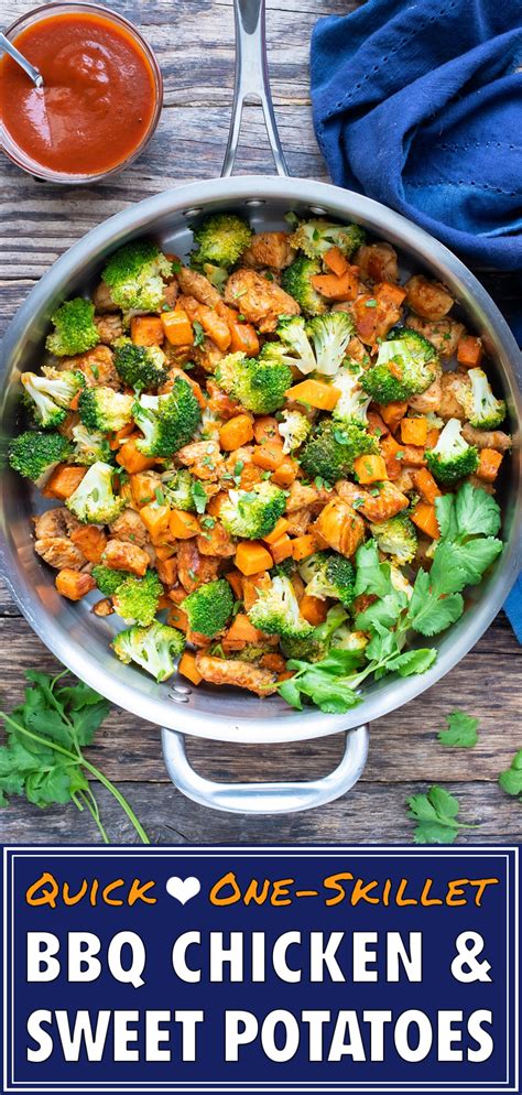 Bbq Chicken Sweet Potatoes And Broccoli Evolving Table Recipe