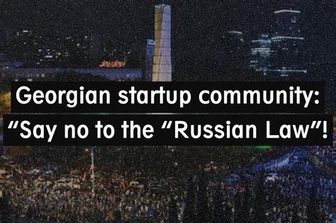Nutsa Revazishvili On Linkedin Georgian Startup Community Say No To The Russian Law