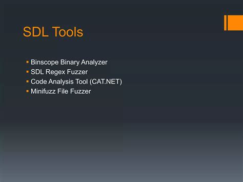 Security Development Lifecycle Tools Ppt