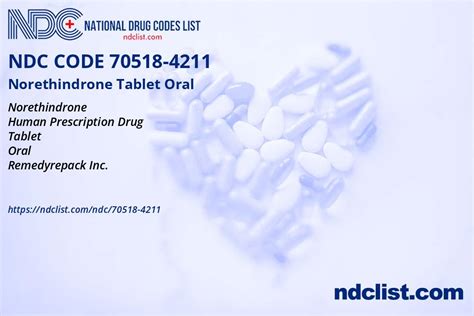 Ndc 70518 4211 Norethindrone