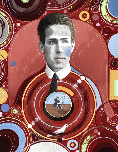 Niels Bohr Illustration Stock Image C0577588 Science Photo Library