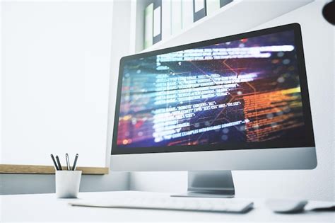 premium photo abstract creative coding illustration on modern