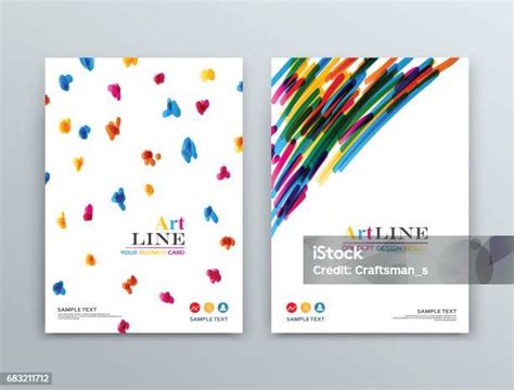 추상적인 구성입니다 우아한 브러쉬 스트로크 아이콘입니다 패치 그림 텍스트 프레임 표면입니다 A 4 브로셔 표지 디자인입니다 제목 시트 모델입니다 크리에이 티브 벡터 프론트