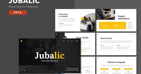 Jubalic многофункциональный Шаблон Powerpoint Шаблоны презентаций Включая силовая установка