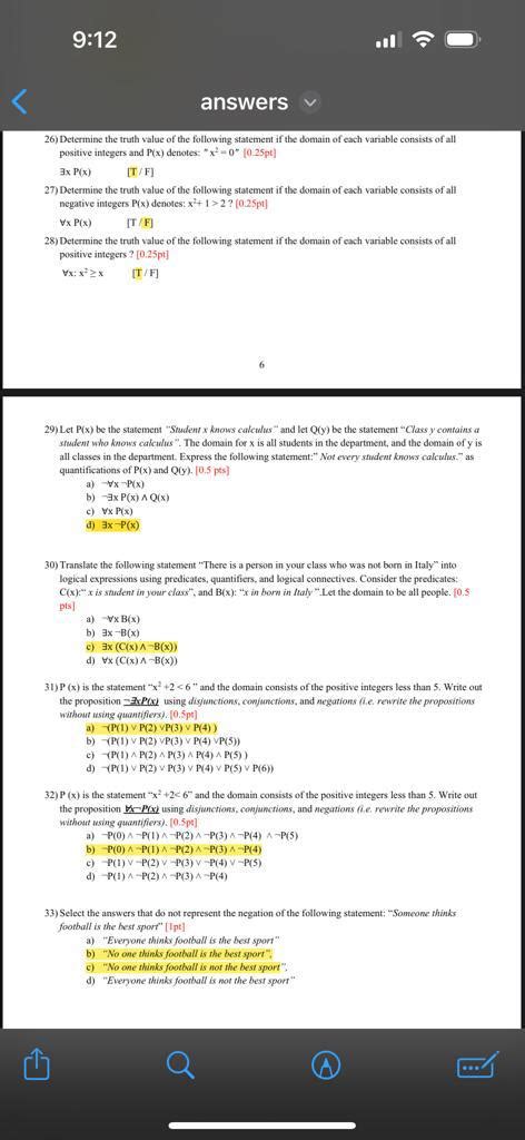 Solved 13 Determine Whether This Biconditional Is True Or