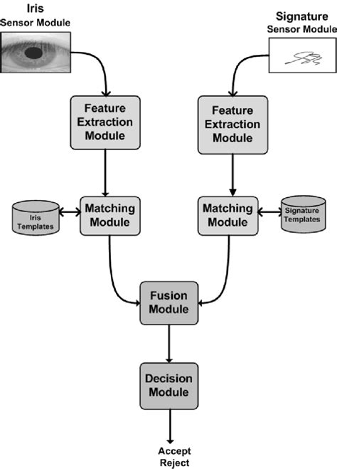 Multi Modal Biometrics System Iris And Signature Download Scientific
