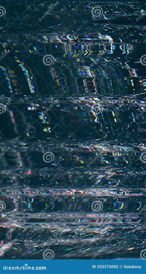 Glitch Background Noise Texture Pixel Artifacts Royalty Free Cartoon