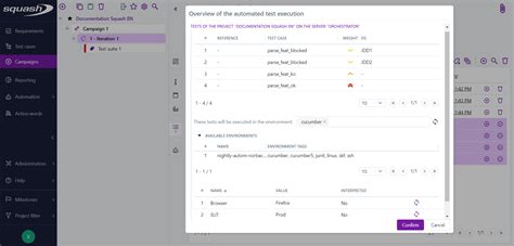 Execute An Automated Test Case Squash Tm Documentation