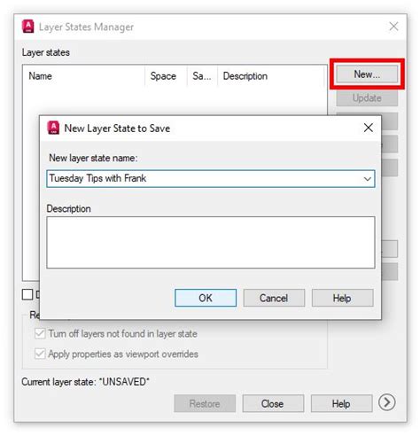 Save Your Settings With Layer States Tuesday Tips With Frank Autocad