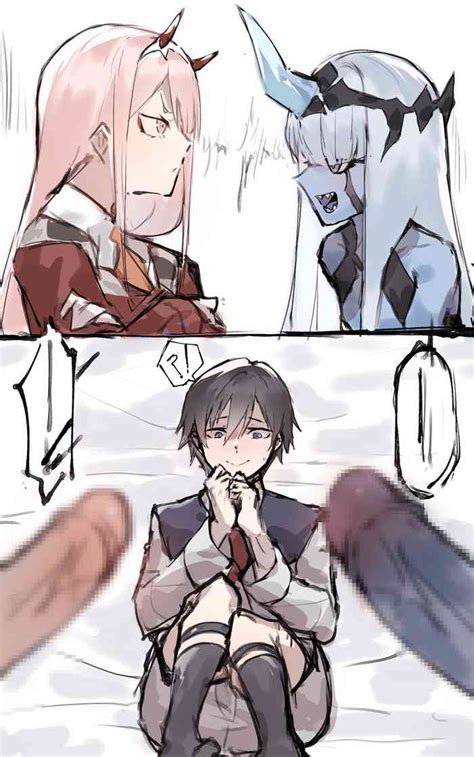 Zero Two And Zero One X Hiro Futa Nhentai Hentai Doujinshi And Manga
