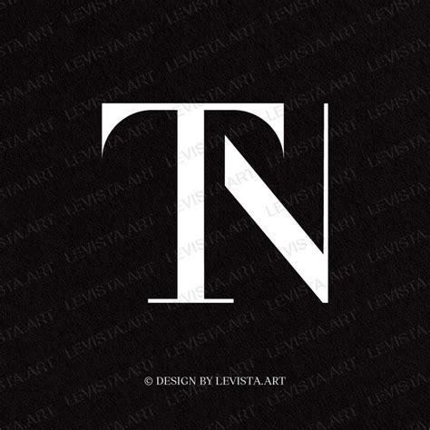 Tn Monogram Personalize Online And Download Instantly Initials Logo Letters Letter Logo