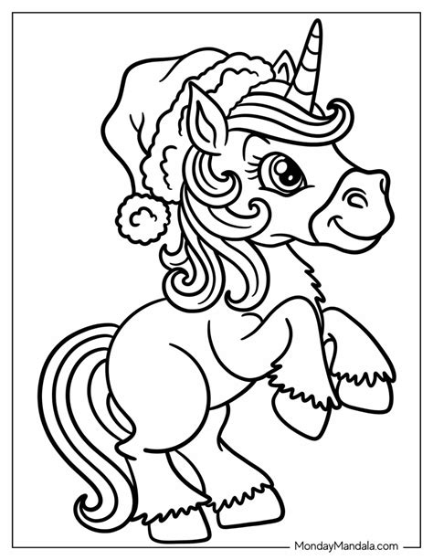 Unicorn Penguin Coloring Pages